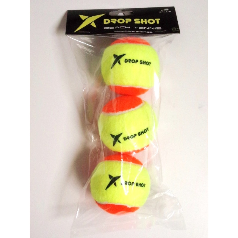 Bola Drop Shot Beach Tennis C/3 - Planeta Tenis
