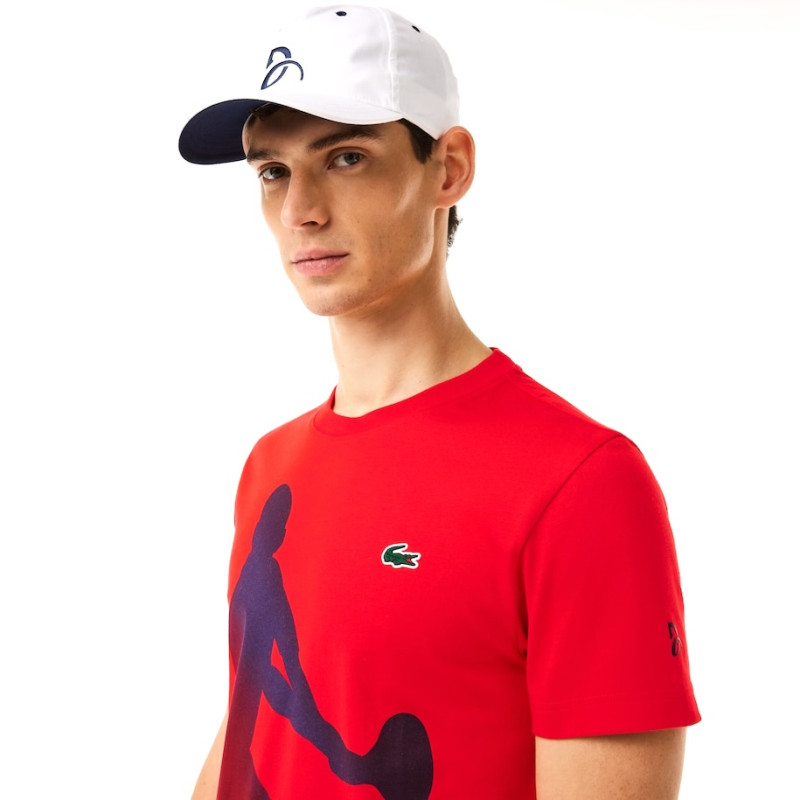 Kit Camiseta e Bone Lacoste Novak Djokovic - Planeta Tenis Kit Camiseta e Bone Lacoste Novak Djokovic - Planeta Tenis